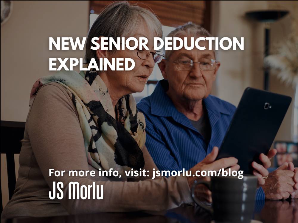 New Senior Deduction Explained Best Tax Accountant In Woodbridge Va